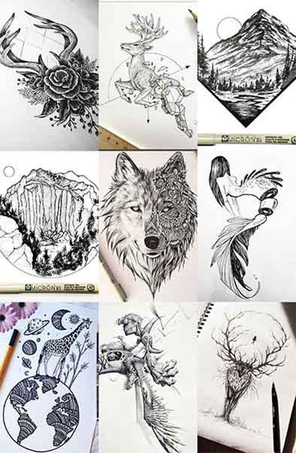 350 Creative Art Drawing Ideas for Android - Download