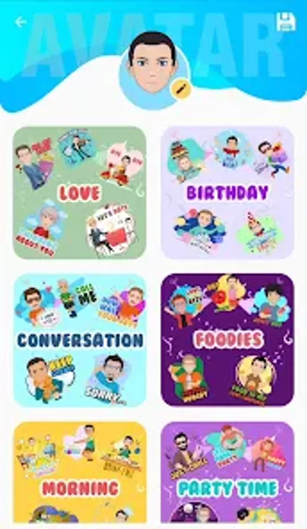 Avatar Sticker for WhatsApp for Android - Download