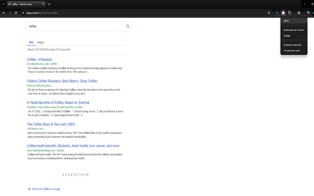 ISEEK para Google Chrome - Extensión Descargar