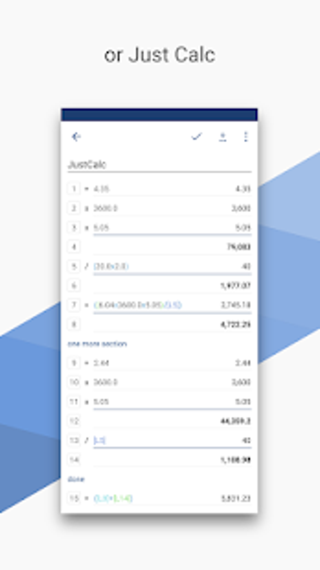 CalcList - Calculate Your List for Android - Download