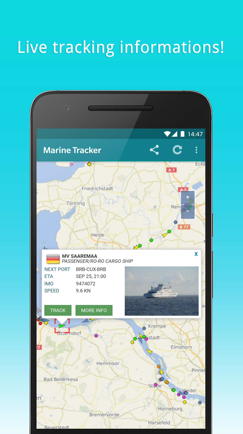 Marine Tracker - Maritime traffic - Ship radar APK for Android - Download