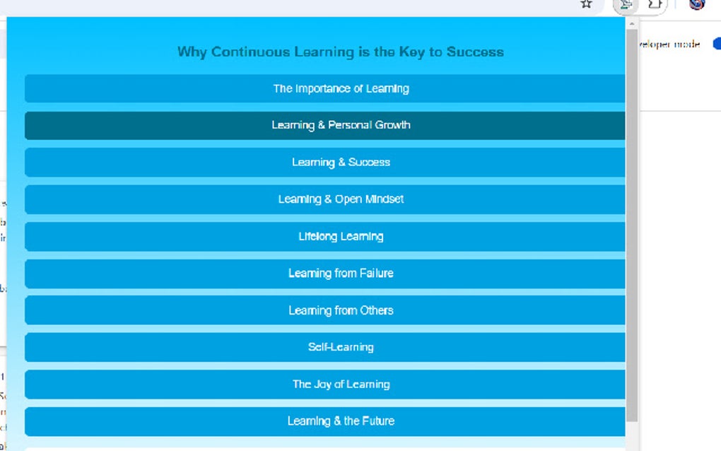 Learning & Success Read para Google Chrome - Extensión Descargar