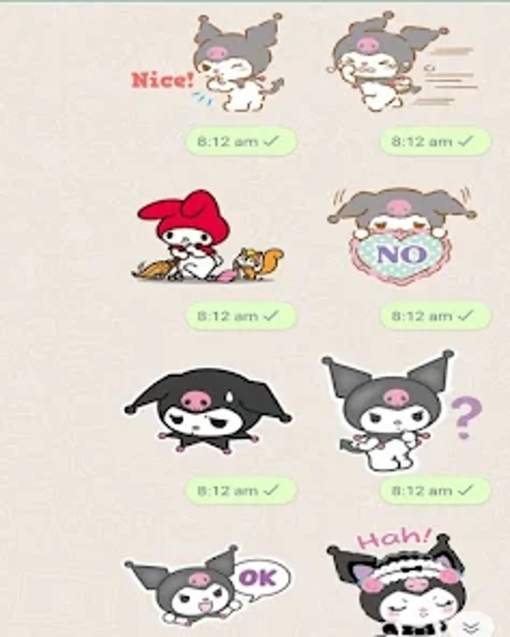 Kuromi Stickers Kawii para Android - Download