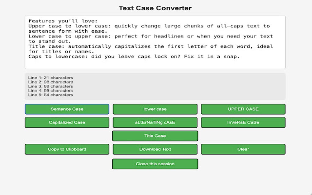 Text Case Converter for Google Chrome - Extension Download