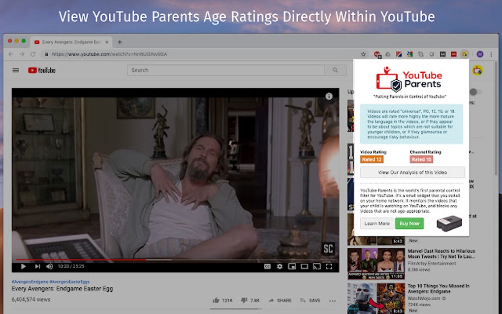 YouTube Parents for Google Chrome - Extension Download