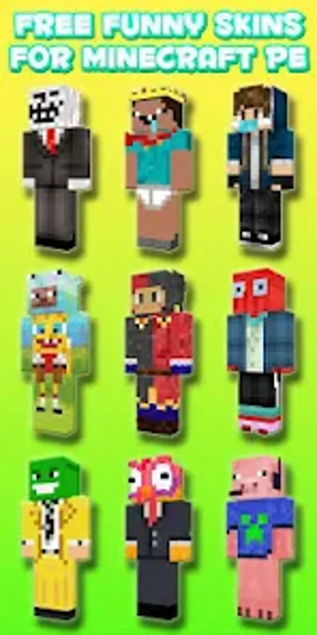 Funny Meme Skins for Minecraft per Android - Download
