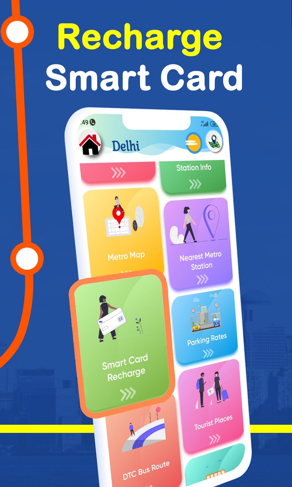 Delhi Metro App Route Map Bus Na Android Download