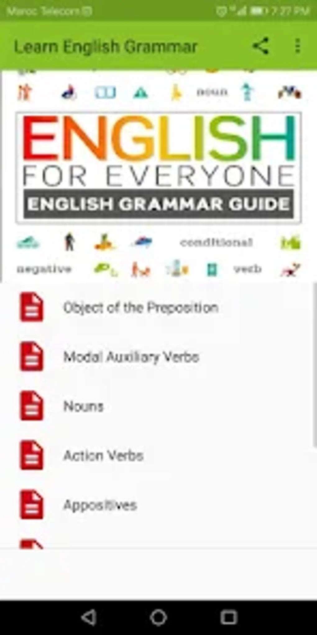 Learn English Grammar Android 