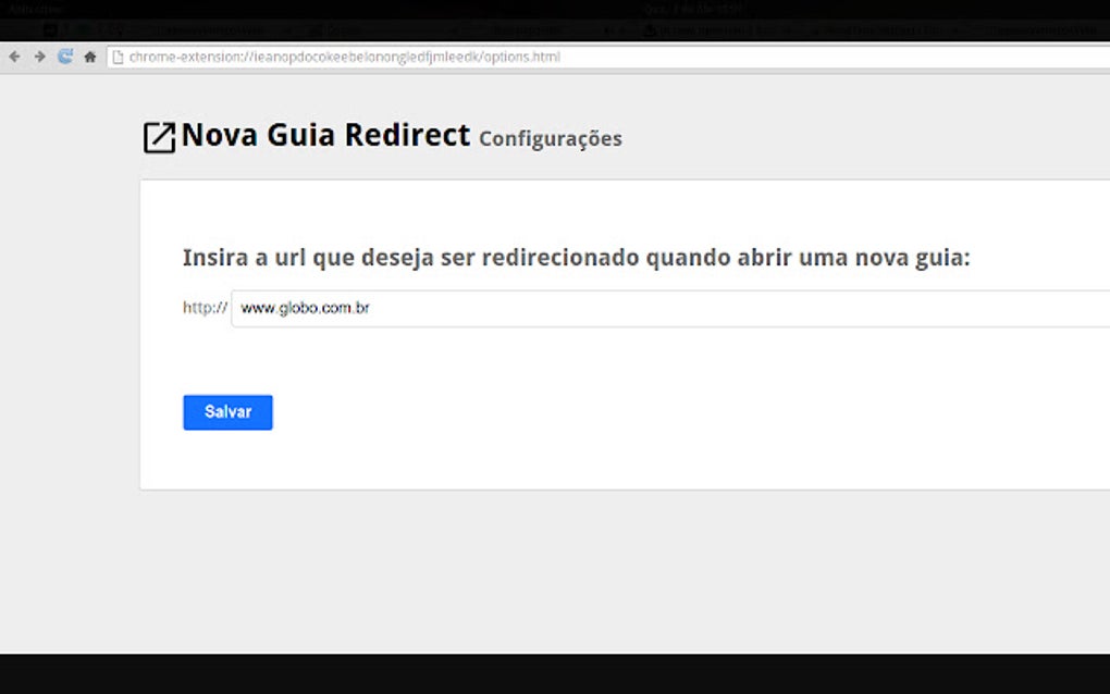 Nova Guia Redirect per Google Chrome - Estensione Download