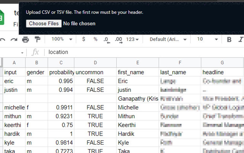 Gender Classifier for Google Chrome - Extension Download