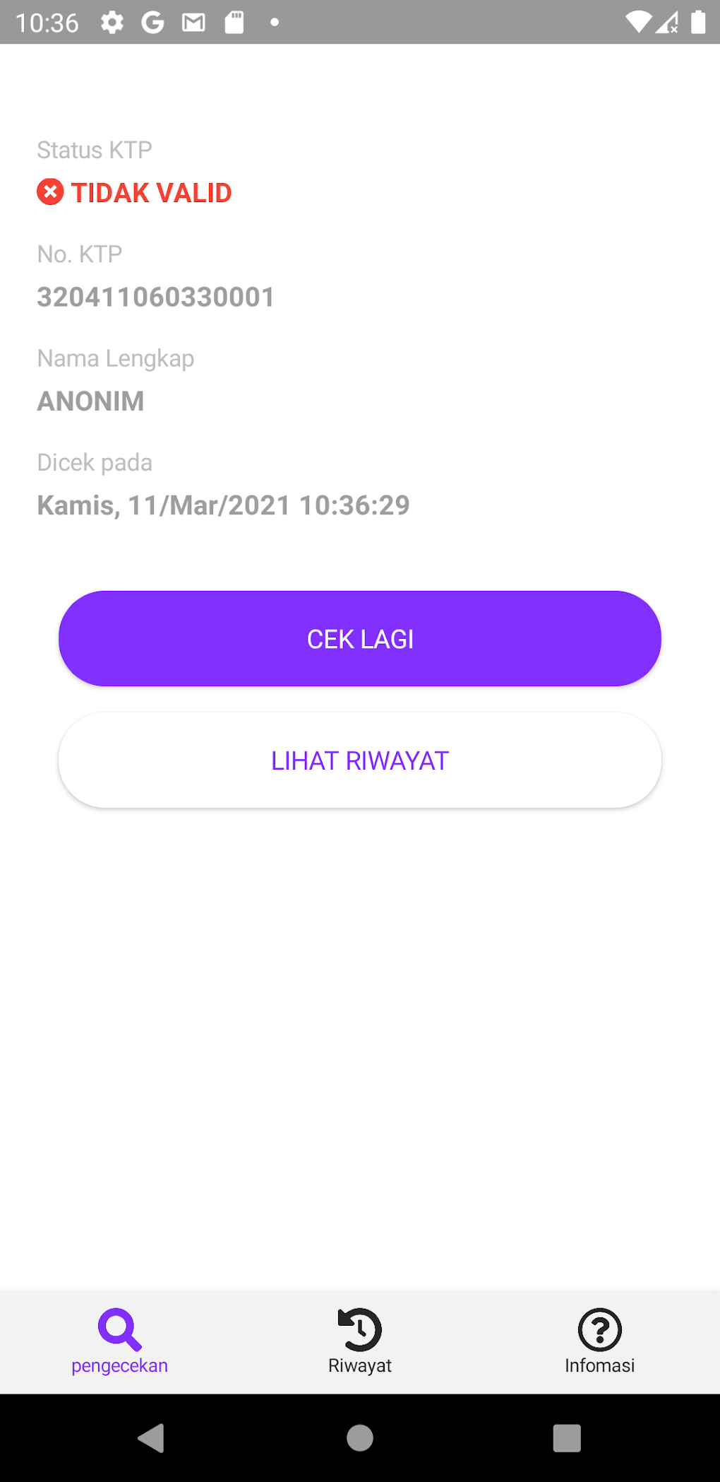 KTP Checker - cek keaslian nom for Android - Download