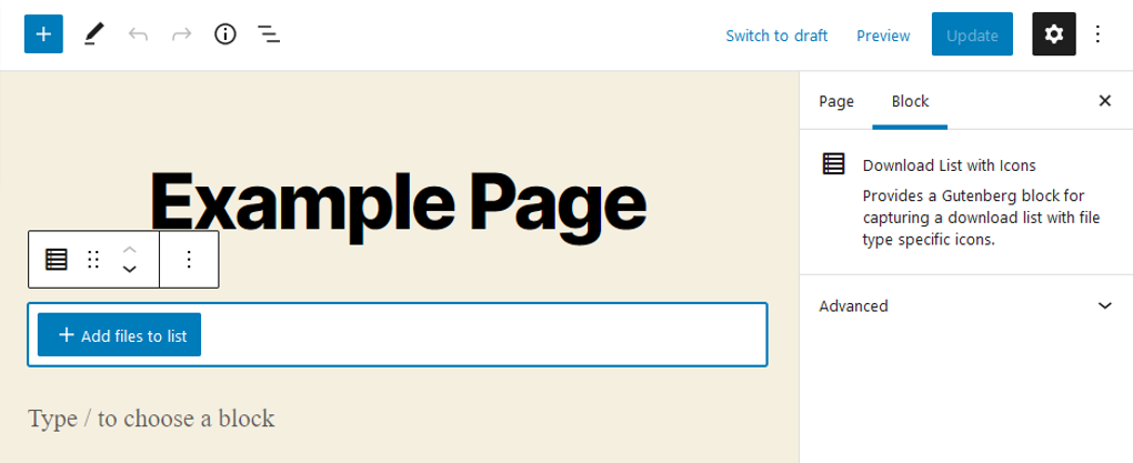 Download List Block with Icons para WordPress - Descargar