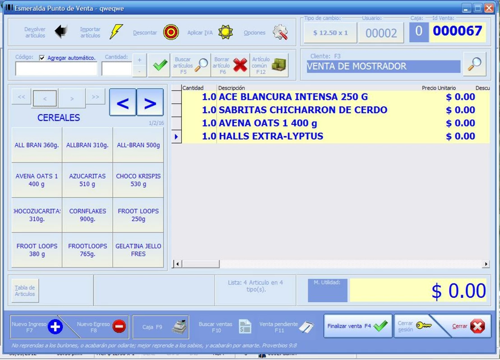 Esmeralda Punto de venta - Descargar
