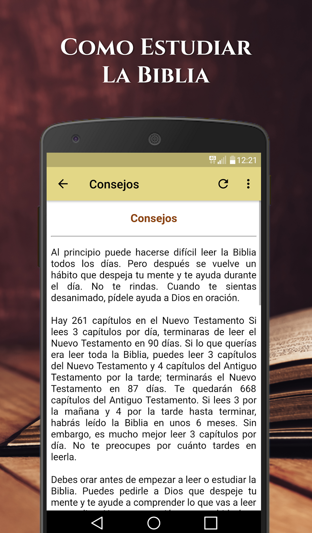 Como estudiar la Biblia para Android - Descargar