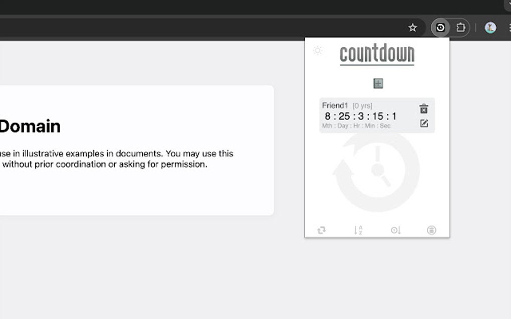 Countdown para Google Chrome - Extensión Descargar