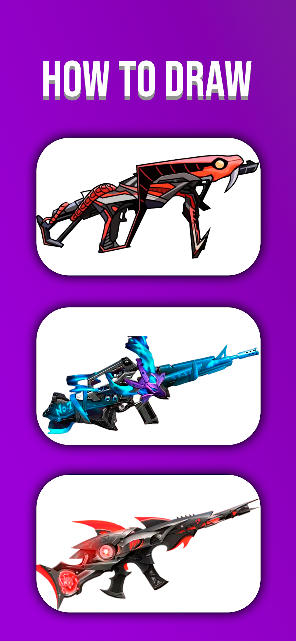 How to Draw Fire Weapons for Android - Download