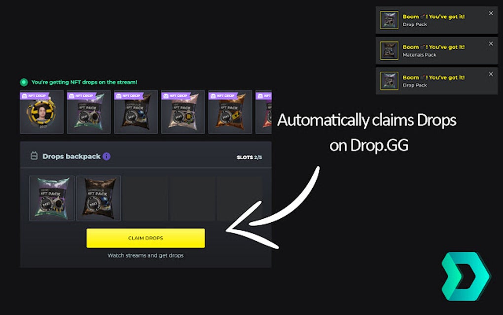 Drop.GG Auto-Clicker. Google Chrome için - Eklenti İndir