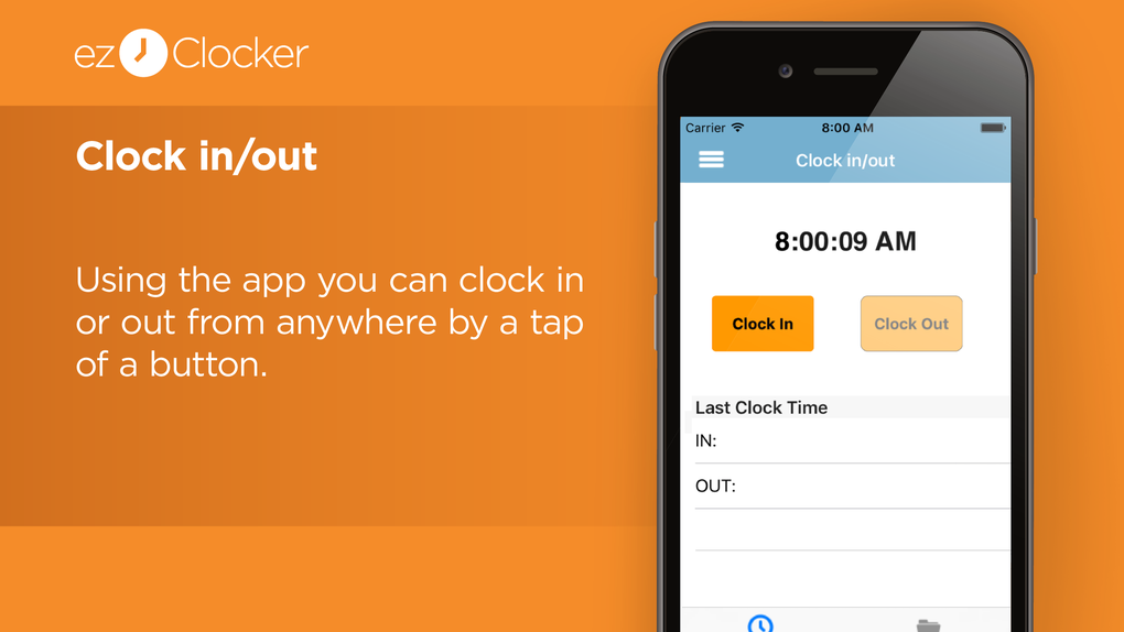 ezClocker Personal Timecard for iPhone - Download