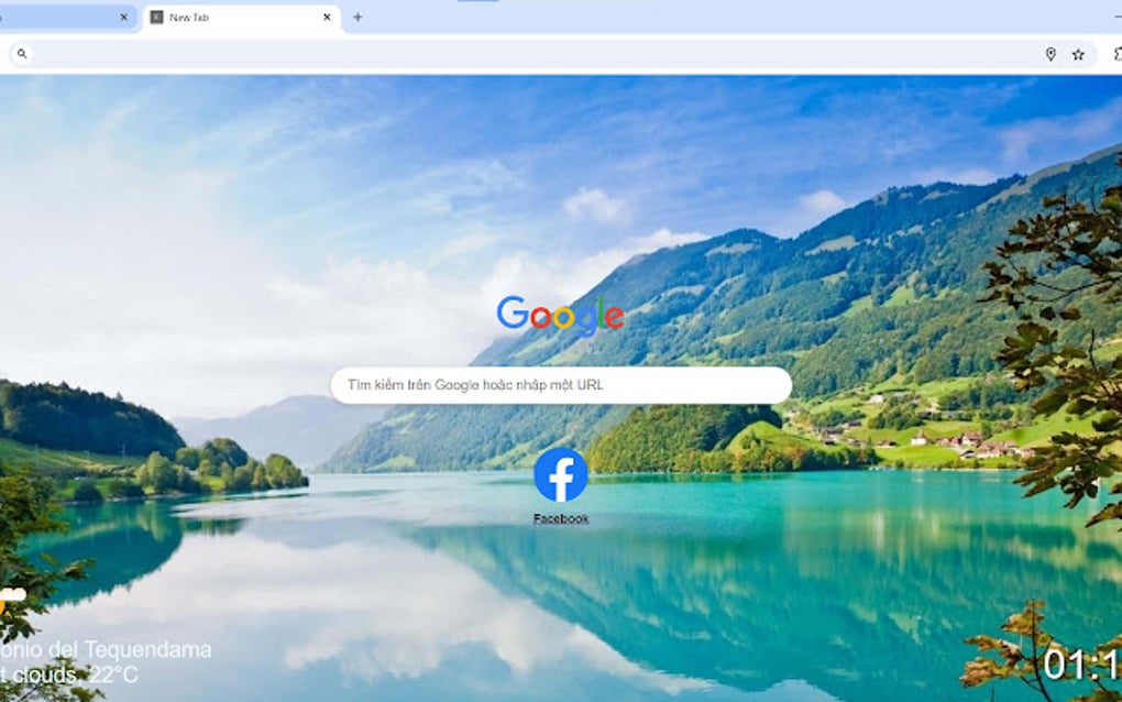Lake Background for Google Chrome - Extension Download