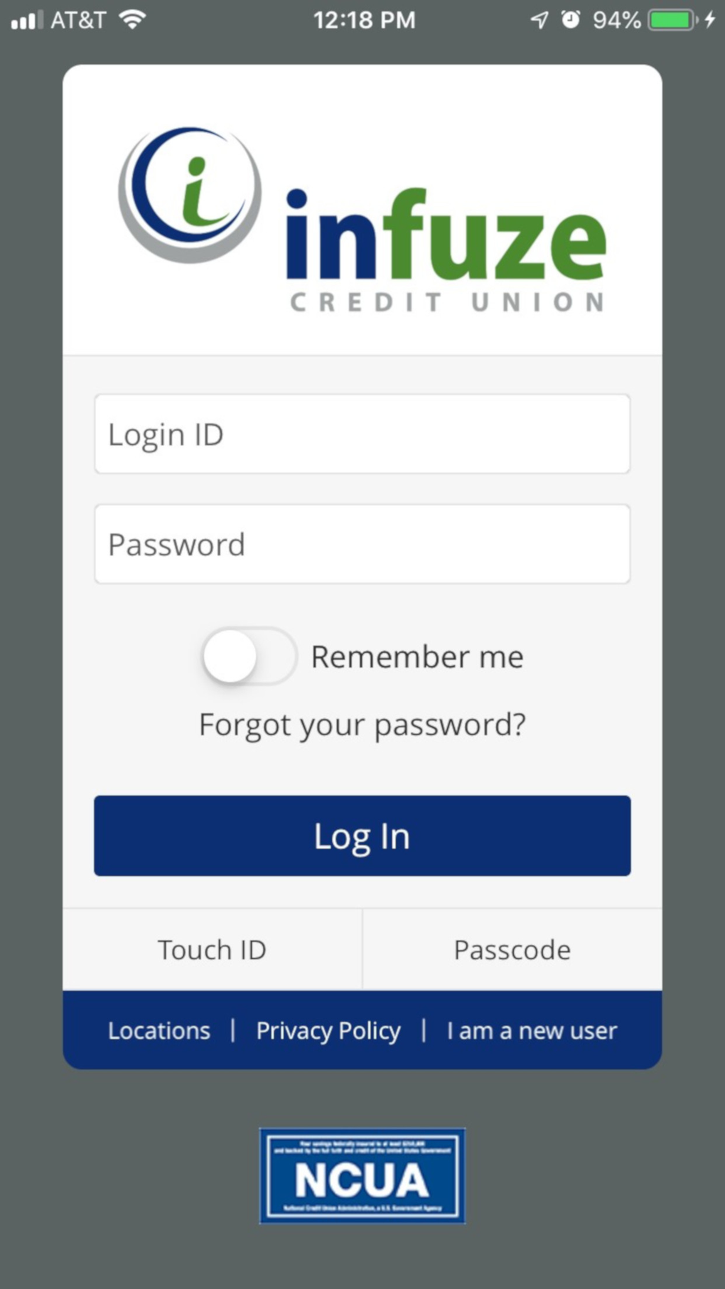 Infuze Credit Union for iPhone - Download