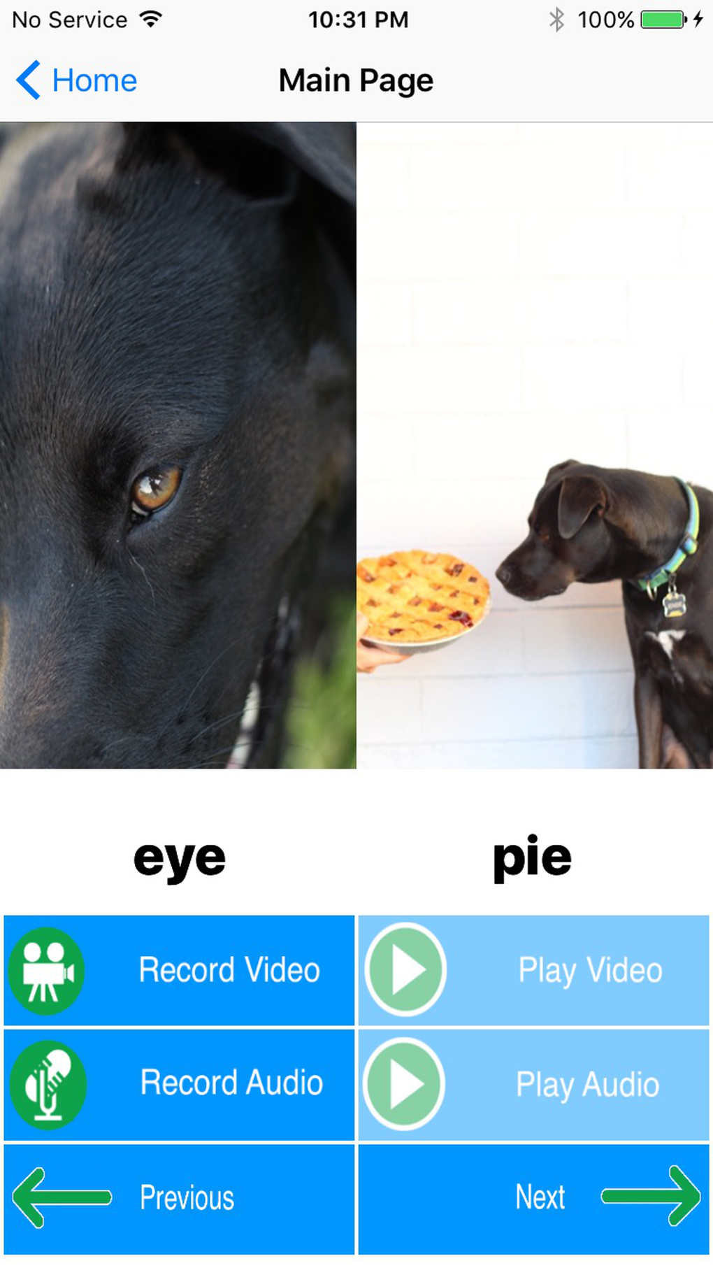 Puppy Minimal Pairs for iPhone - Download