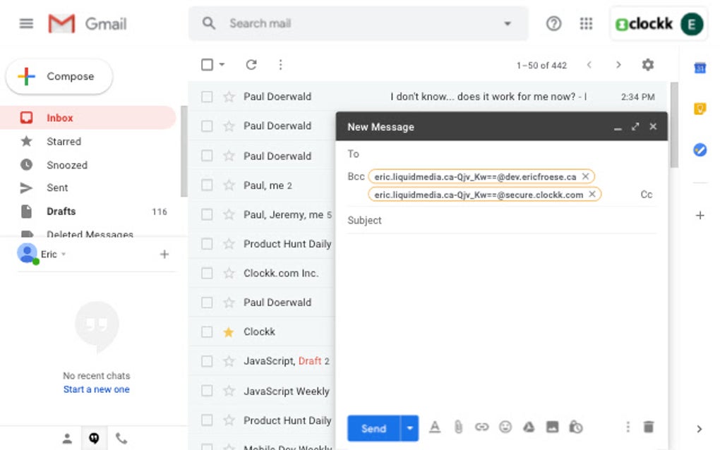 Gmail Auto BCC для Google Chrome - Расширение Скачать