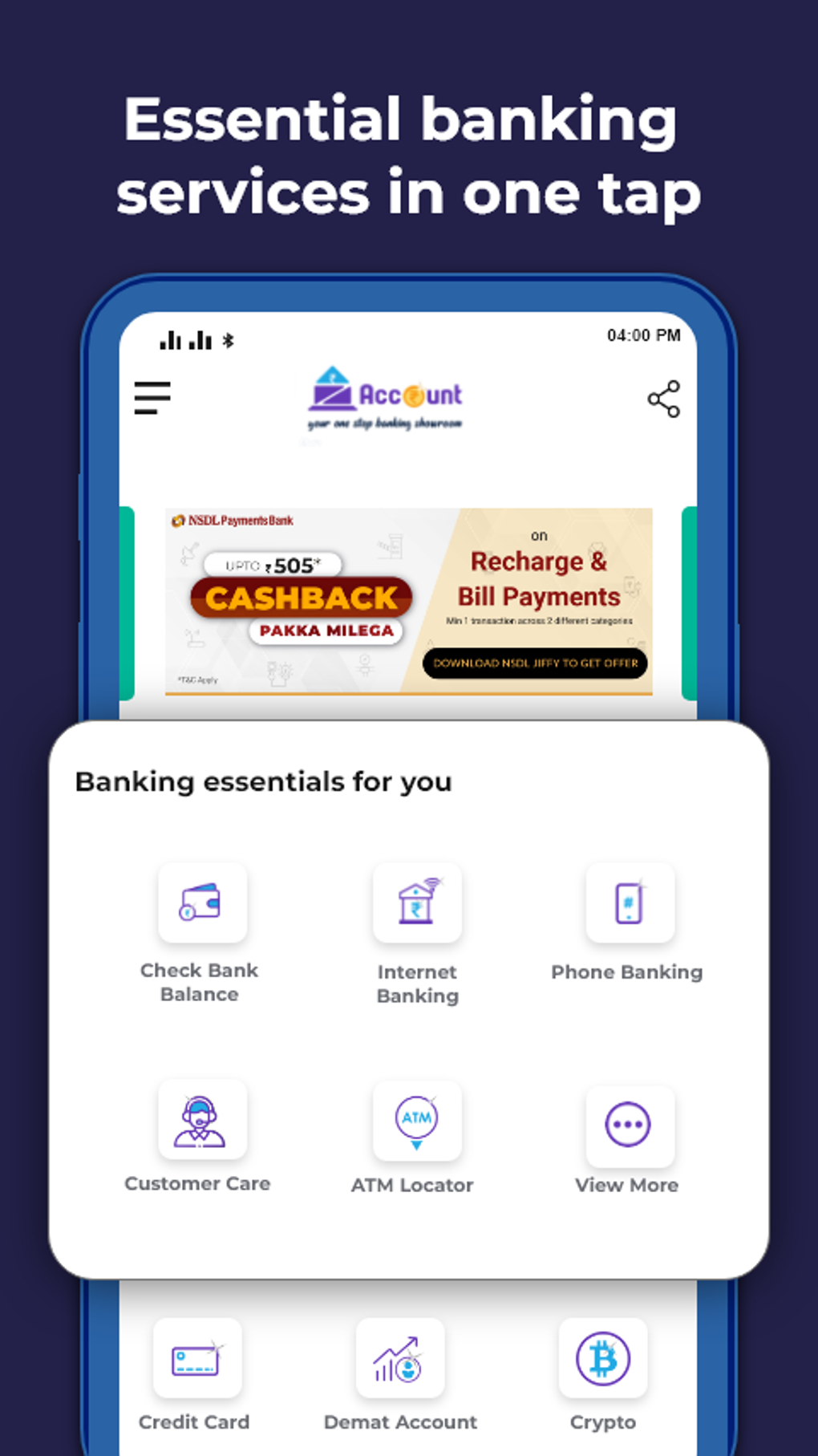 Zero Balance Saving Account for Android - Download