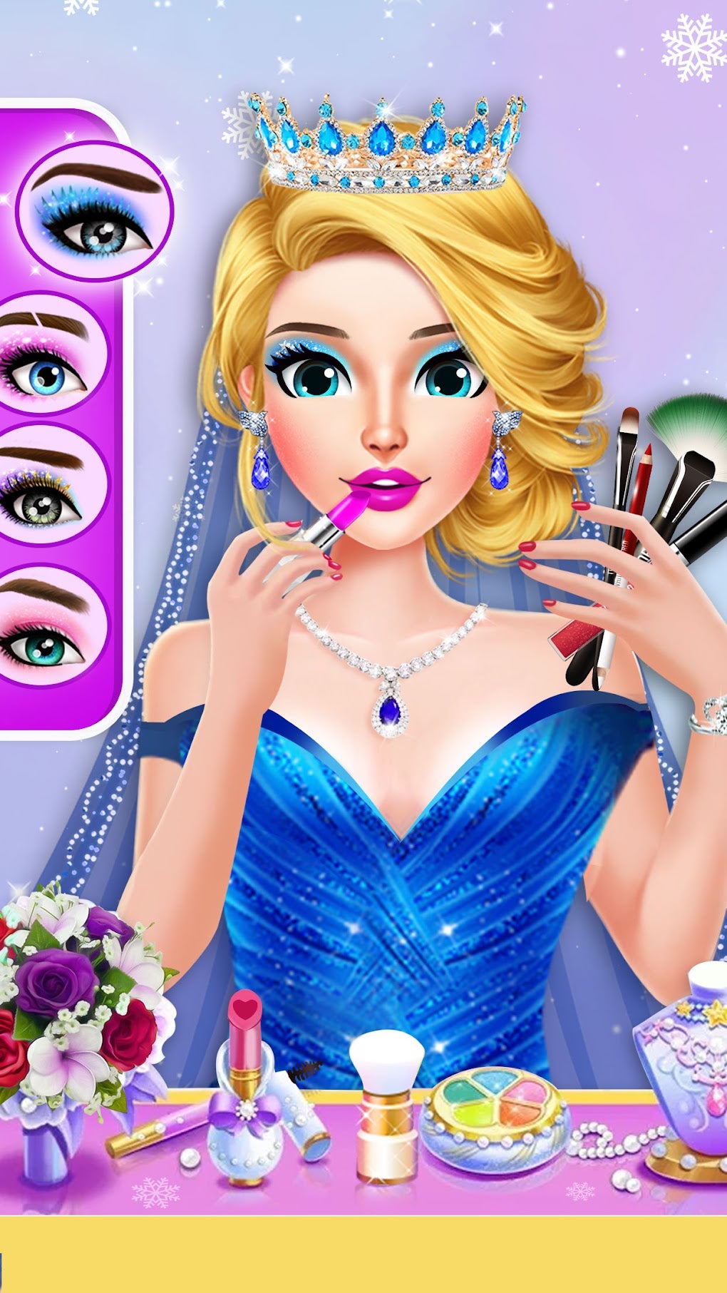 Android 용 Ice Princess Wedding Dress up - 다운로드
