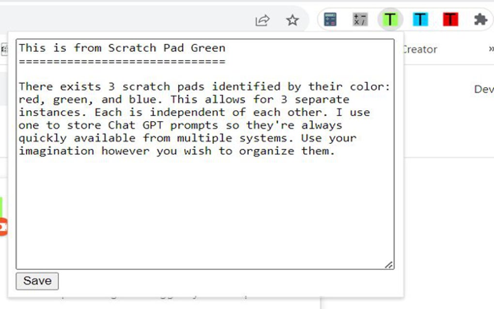 Scratch Pad Green for Google Chrome - Extension Download Scratch Pad Green for Google Chrome - Extension Download