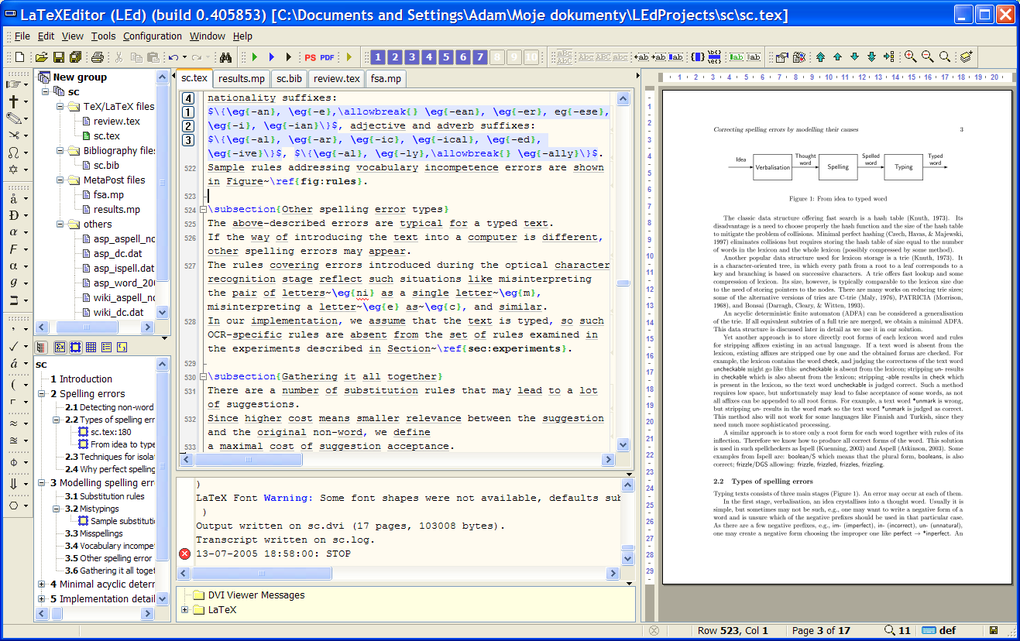LaTeX Project ndir