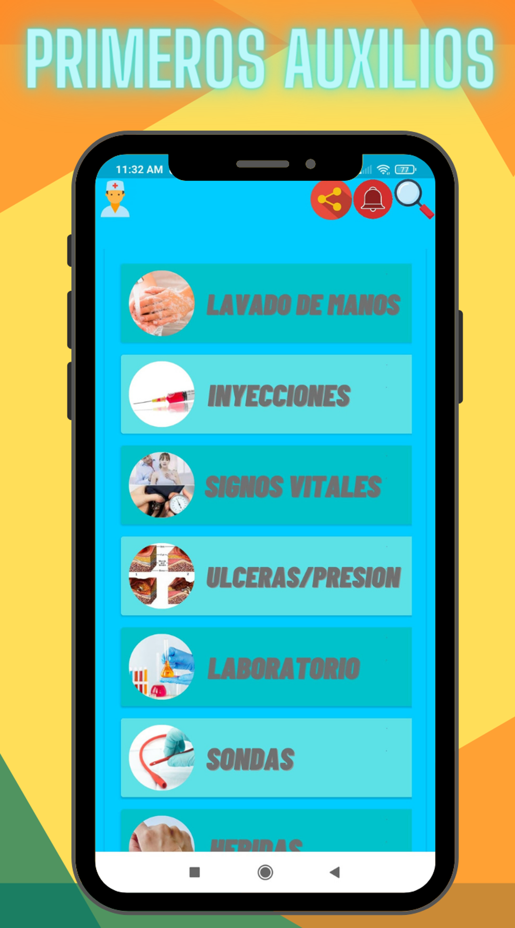 Curso de Enfermería Básica: Pr para Android - Descargar