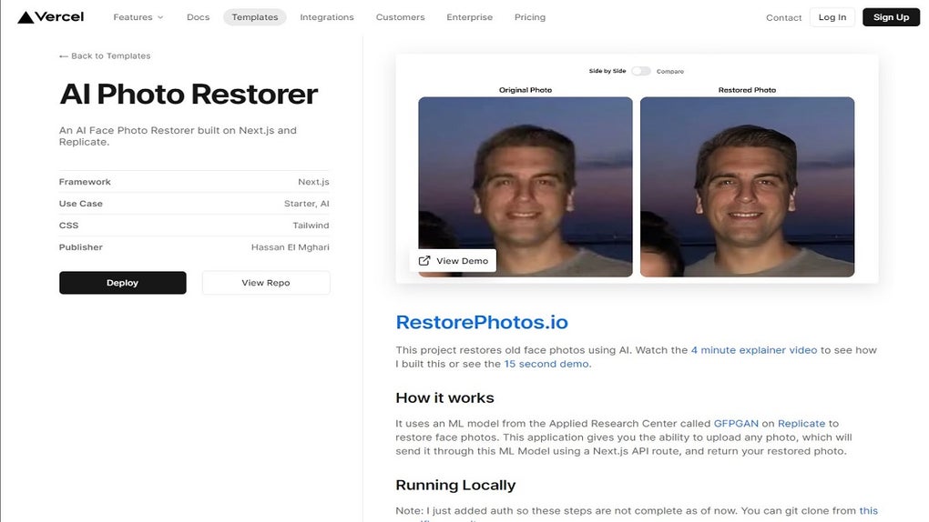 RestorePhotos.io for AI Image generator & editor: review, features ...