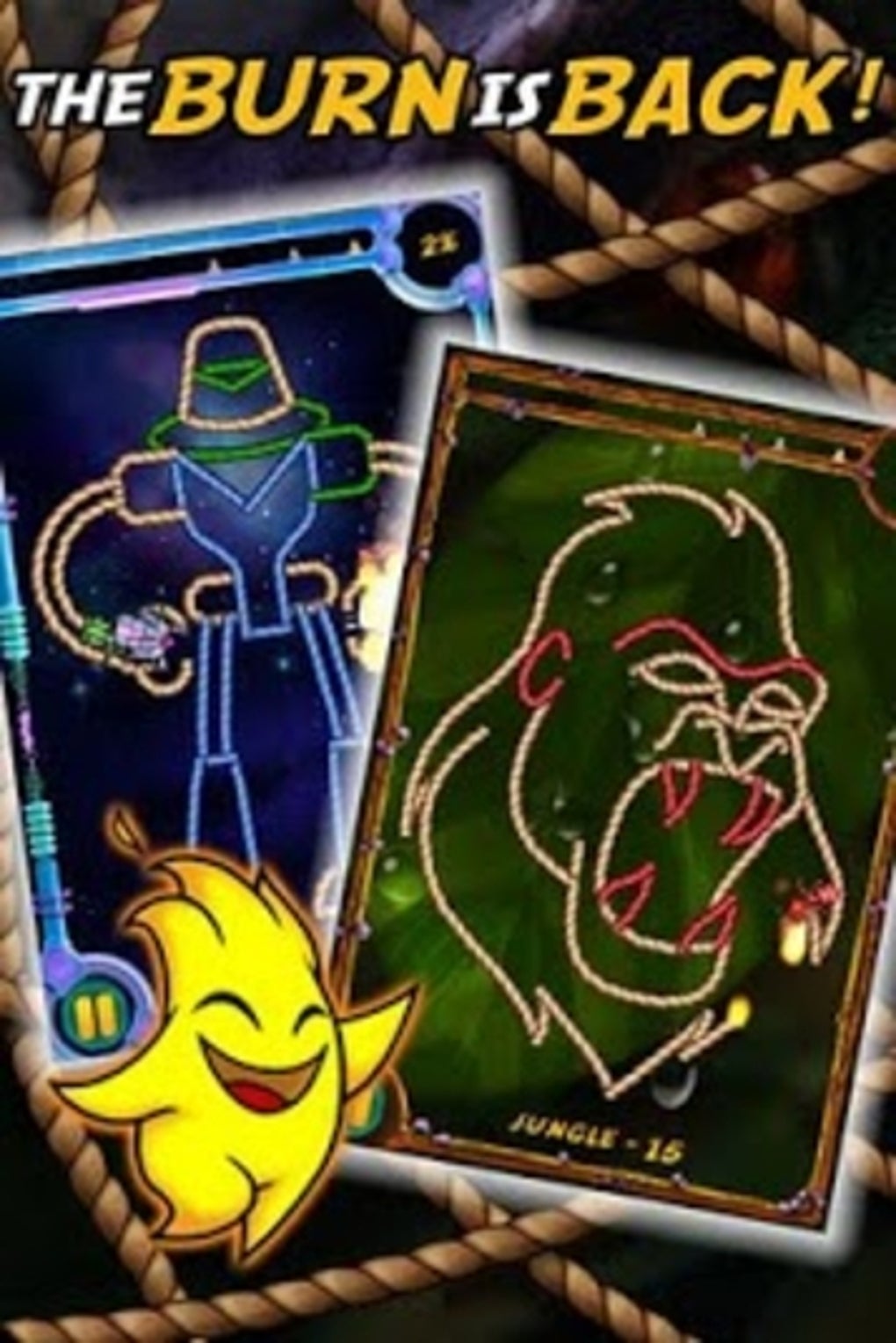 Burn the Rope Worlds for Android - Download