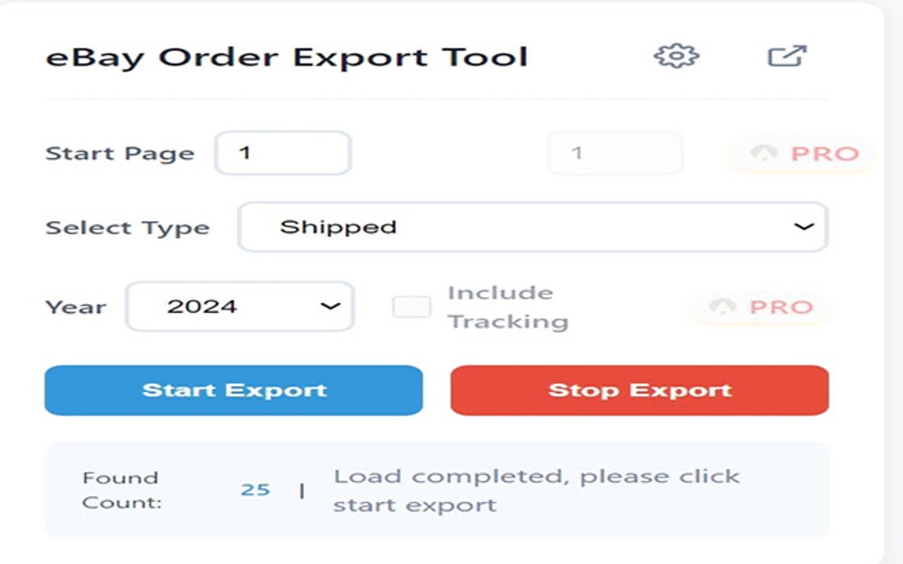 eBay Order Export Tool cho Google Chrome - Tiện ích mở rộng Tải về