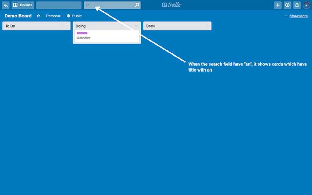 Quick Card Search and Filter For Trello for Google Chrome - Extension ...