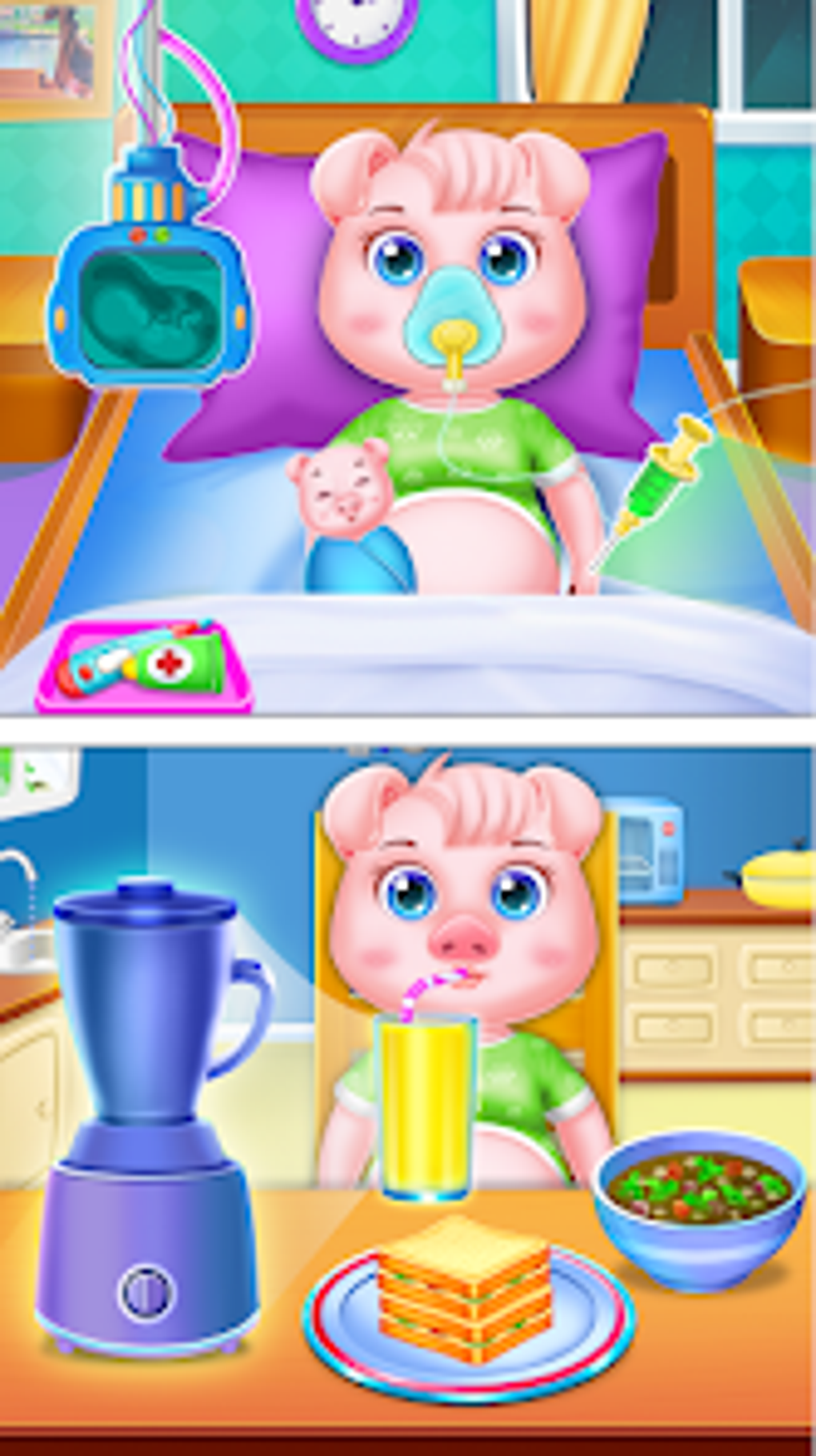 Baby pig mommy newborn APK for Android - Download