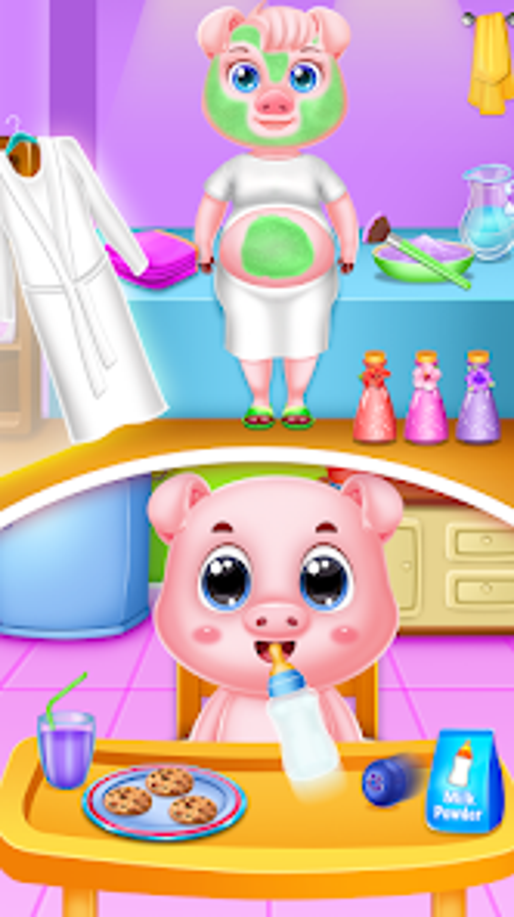Baby pig mommy newborn APK for Android - Download