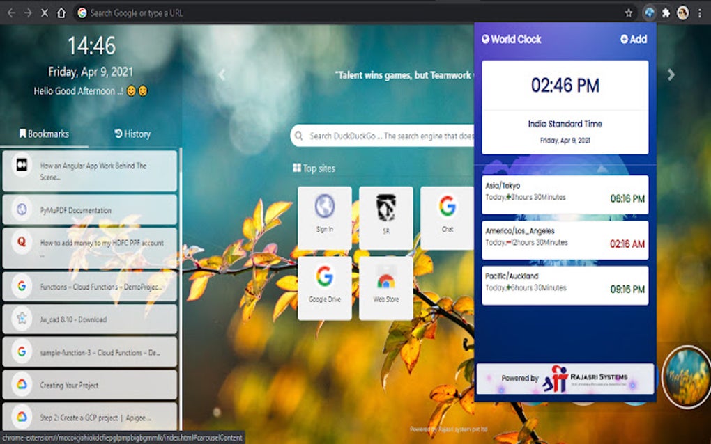 World Clock Google Chrome 용 - 확장 프로그램 다운로드
