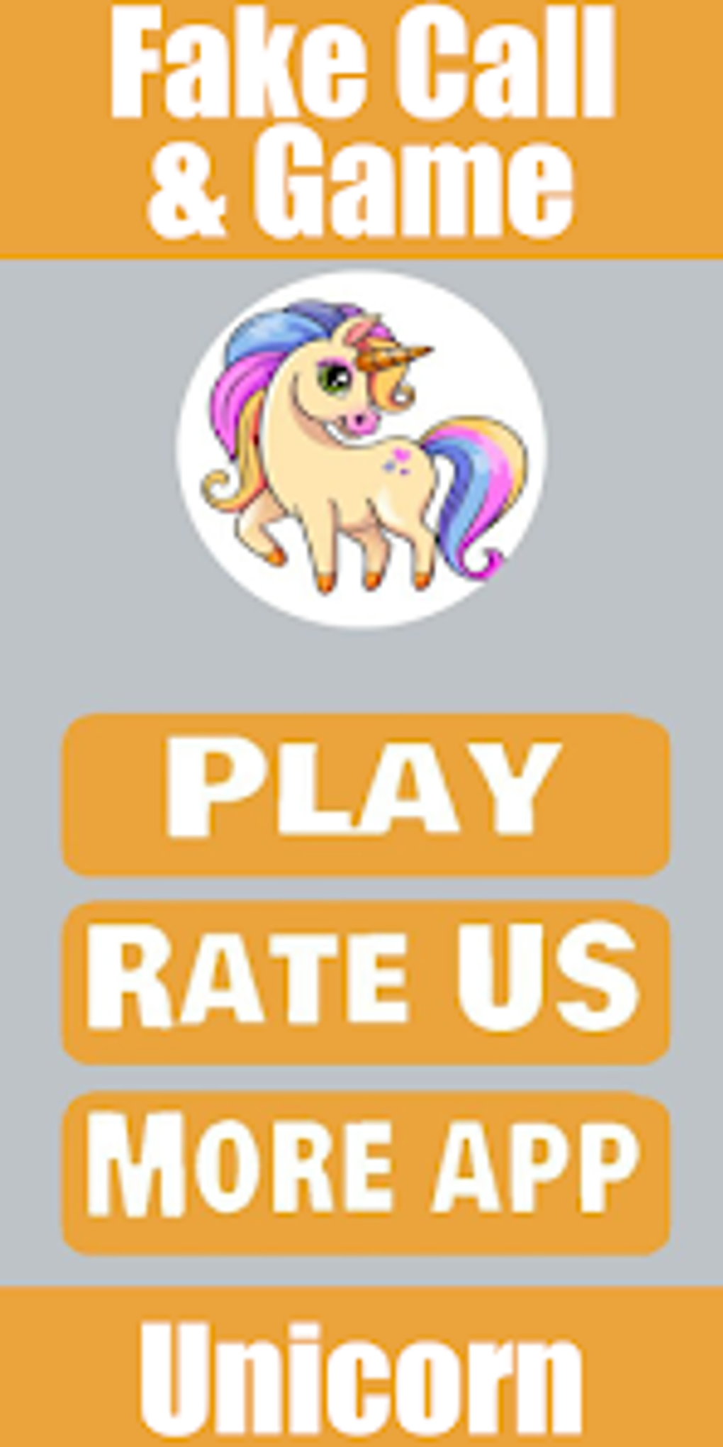 Fake Call Unicorn Game pour Android - Télécharger