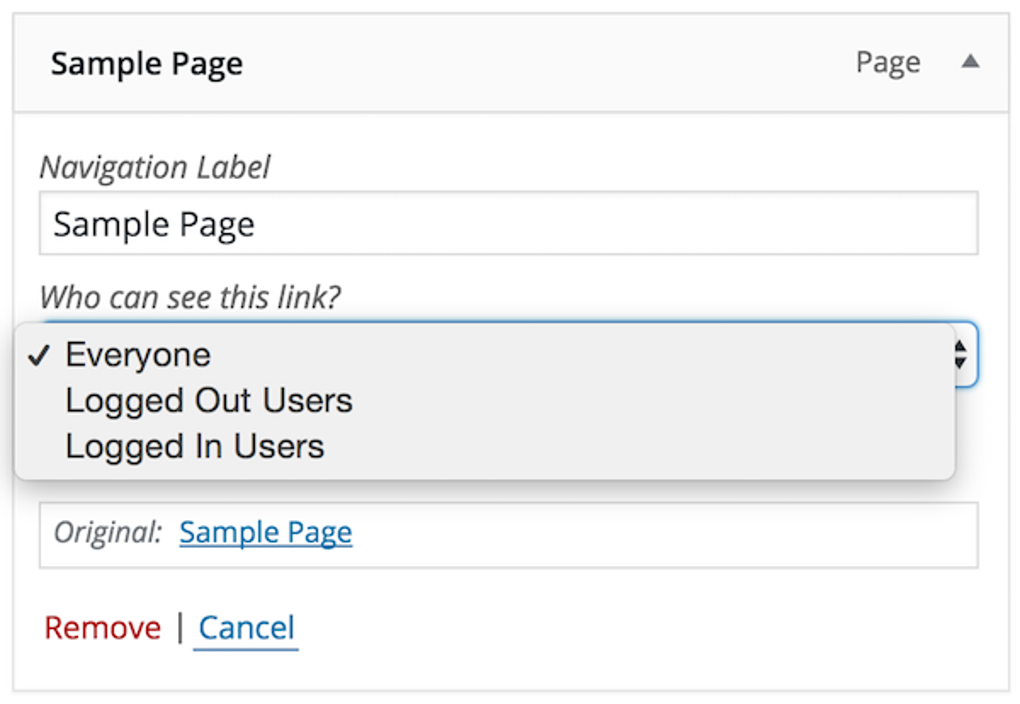 User Menus 8211 Nav Menu Visibility for WordPress - Download