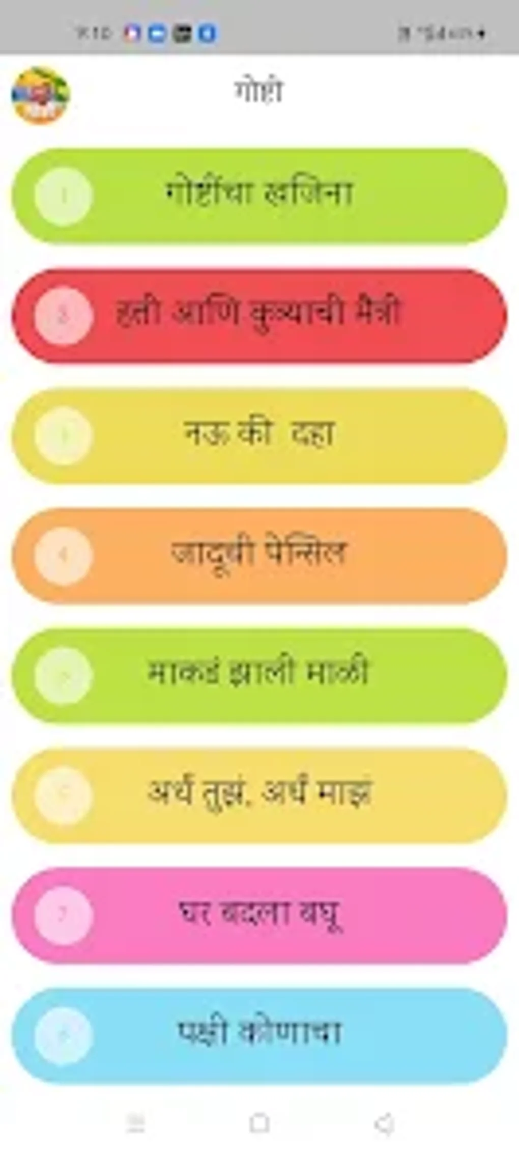 गषट - Marathi Stories for Android - Download