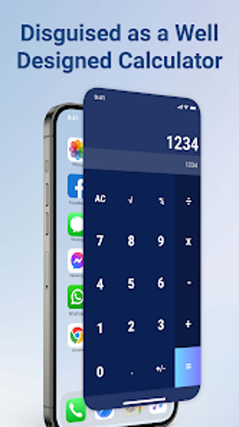 Calculator Lock Hide Photos Android 