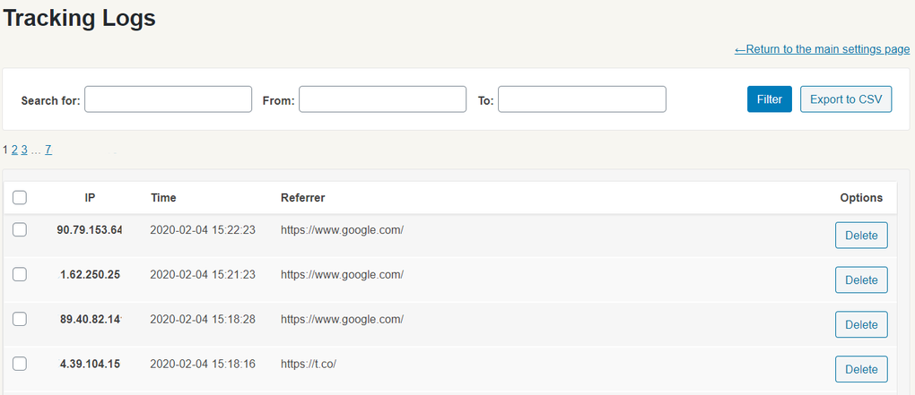 CP Referrer and Conversion Tracking for WordPress - Download