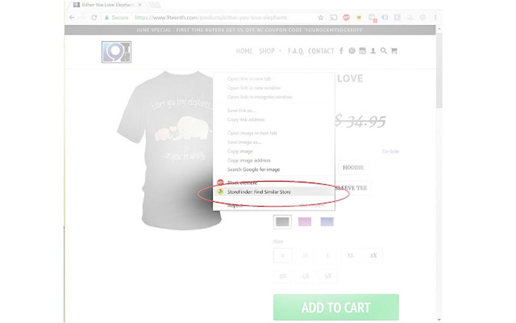 StoreFinder für Google Chrome - Erweiterung Download
