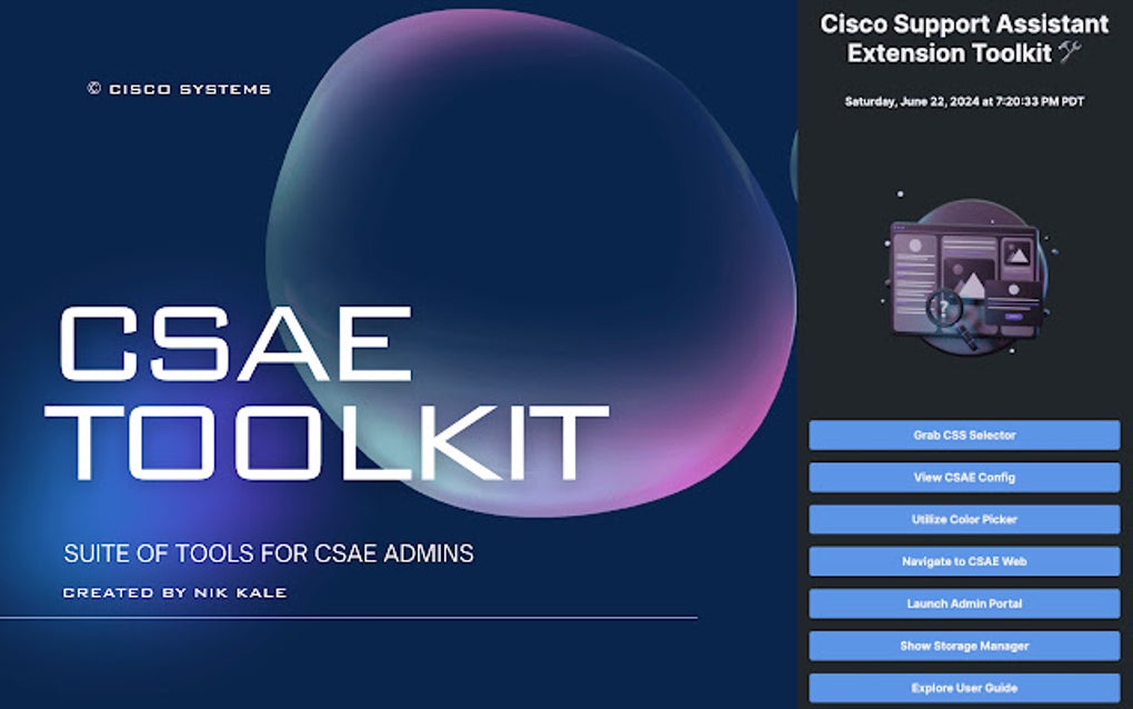 CSAE Toolkit สำหรับ Google Chrome - ส่วนขยาย ดาวน์โหลด