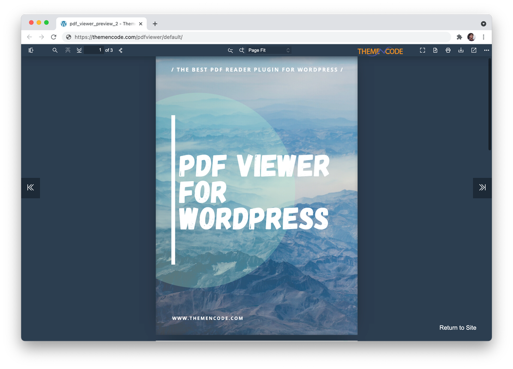 TNC PDF viewer para WordPress - Descargar