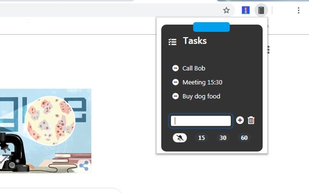 Tasks Google Chrome 용 - 확장 프로그램 다운로드