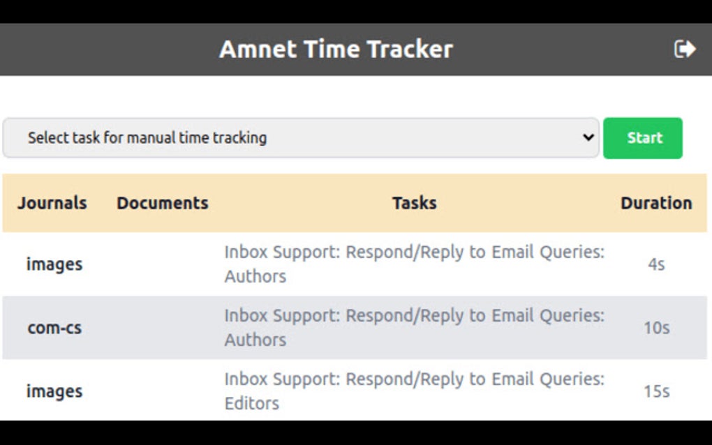 Amnet Time Tracking Extension para Google Chrome - Extensión Descargar