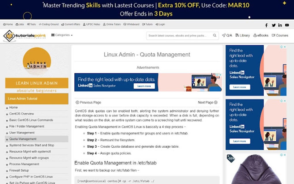 Adfree TutorialsPoint para Google Chrome - Extensión Descargar