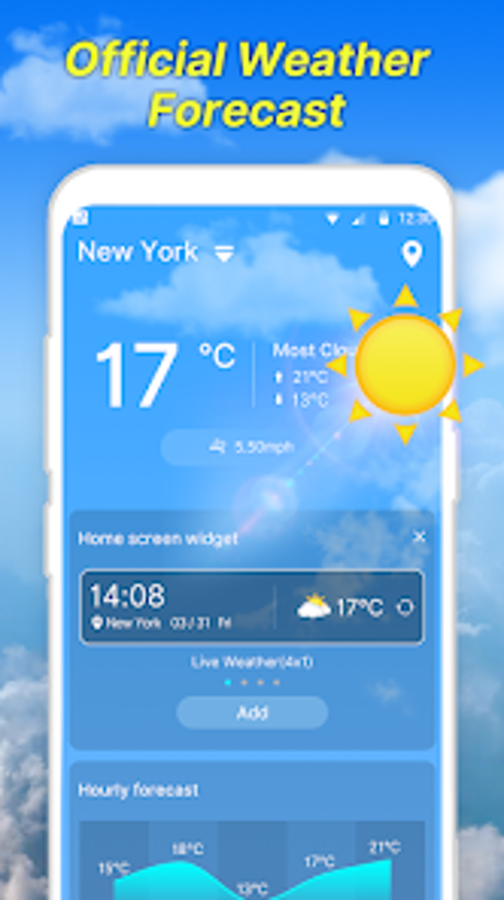 Live Weather: Forecast Radar pour Android - Télécharger